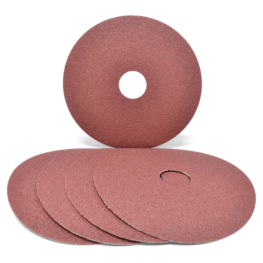 Display 5 Discos Lijas Metal - Respaldo Fibra - 4 1/2" Grano 36 ...