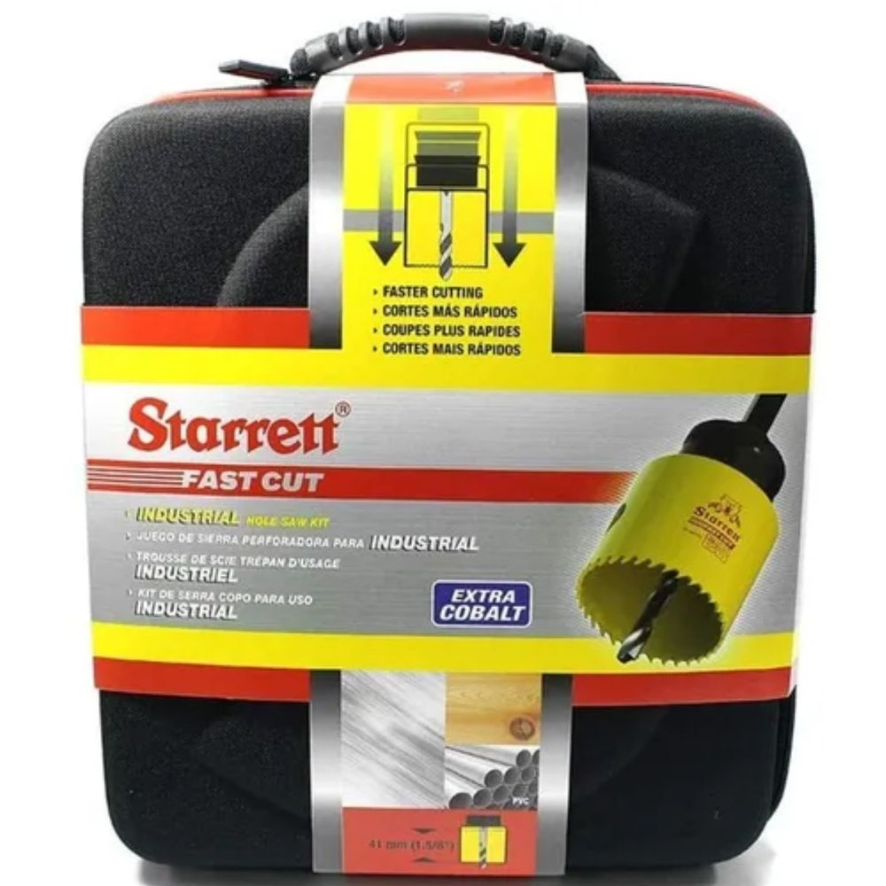 Kit 11 Sierras Copa HSS Bimetal Starrett - isesacl